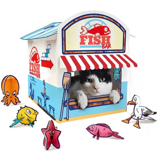 Cat Play House-Fish Bar - Furniture Accessories